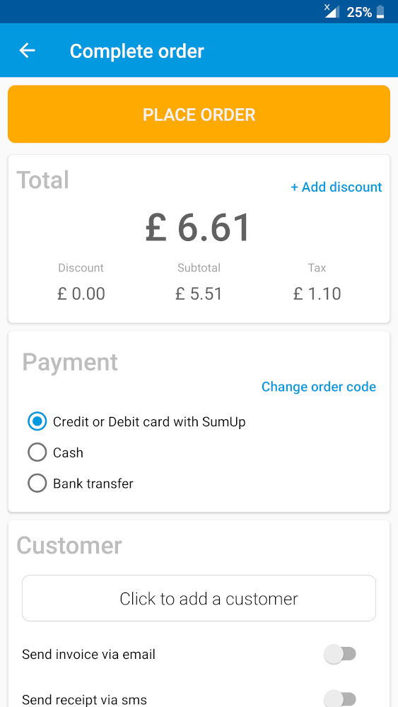 Card Payments With SumUp WAMA Help Documentation Card Payments With SumUp WAMA Help Documentation
